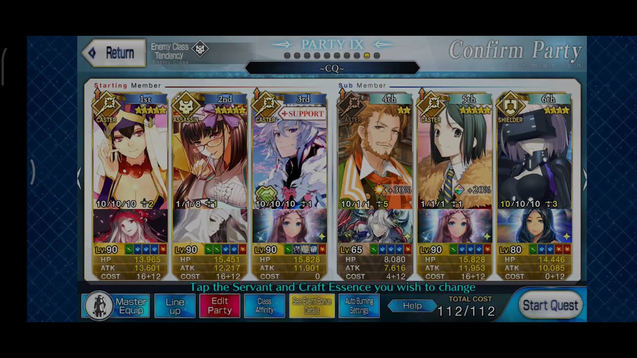 [FGO NA] Lady Reines Case Files - Barbatos Raid 1 Turn Setup Ft ...