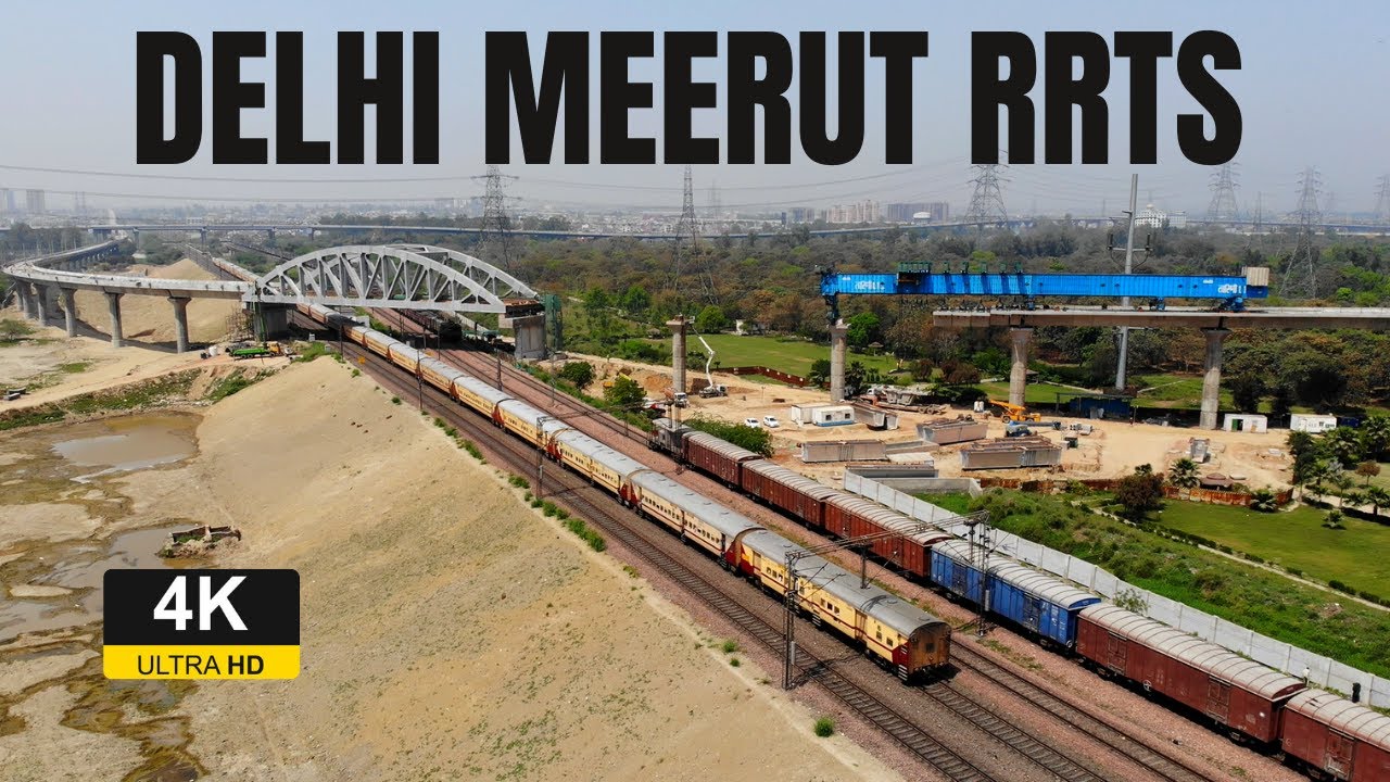 The Delhi Meerut RRTS | DRONE UPDATE | 4K | #rslive - YouTube