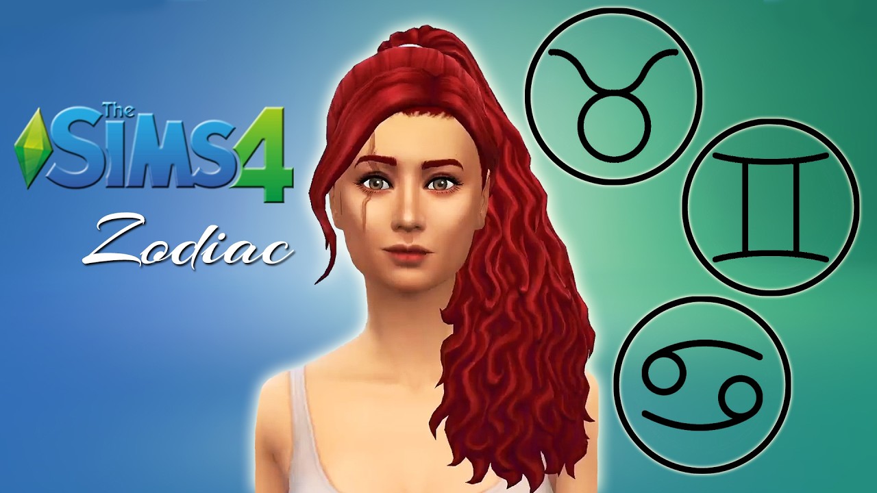 Zodiac Sims *LORE* included! | The Sims 4 (with cc) - YouTube
