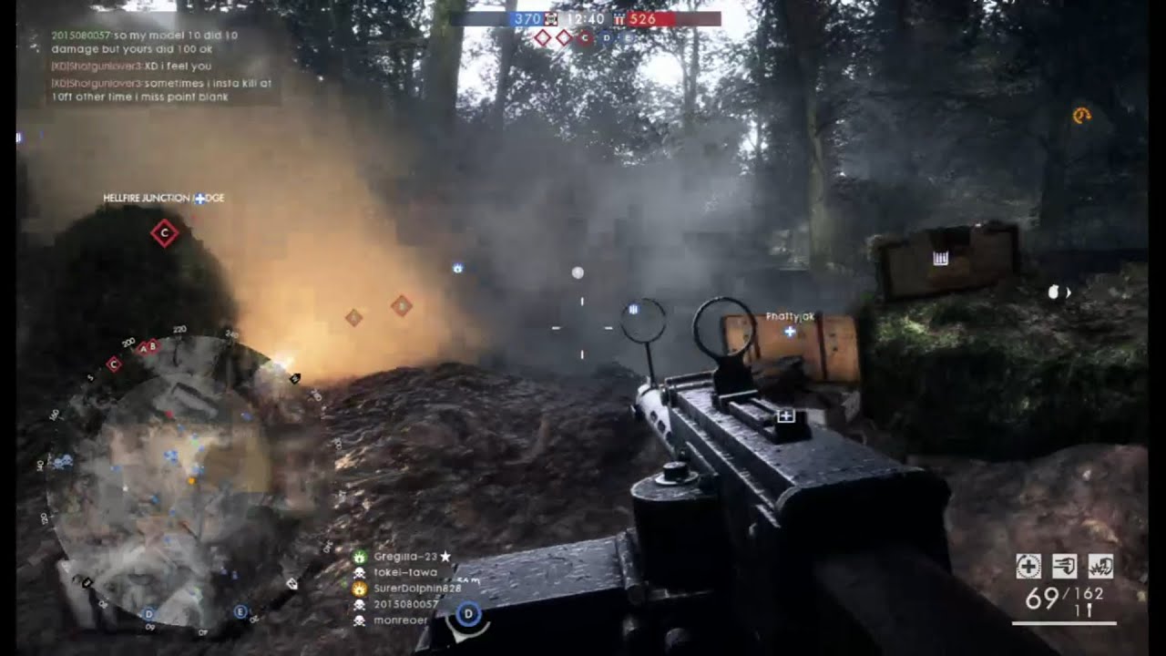 Bf1 SMG 08 Gameplay Argone Forest PC - YouTube