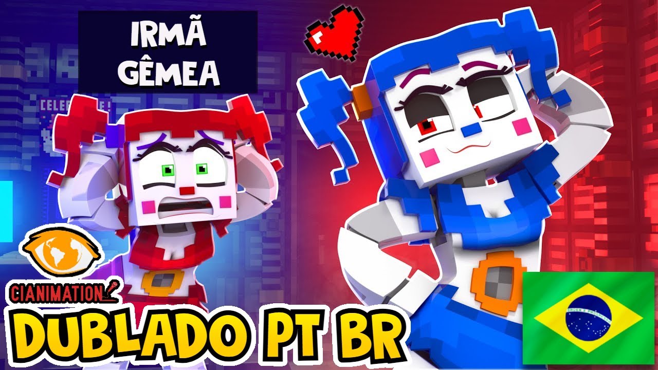 CIRCUS BABY'S TWIN SISTER!- Fazbear and Friends SHORTS #1-22 DUBLADO PT ...