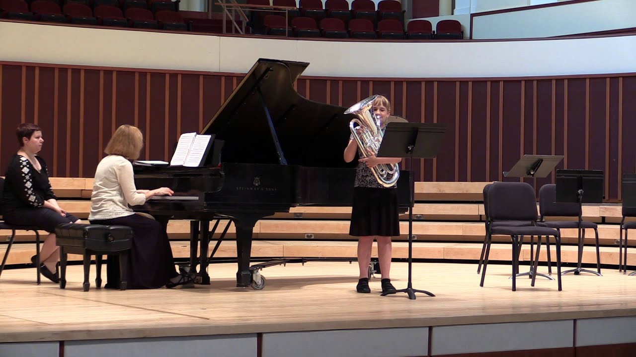 Hungarian Melodies by Vincent Bach- Kendra Luedke on Euphonium - YouTube
