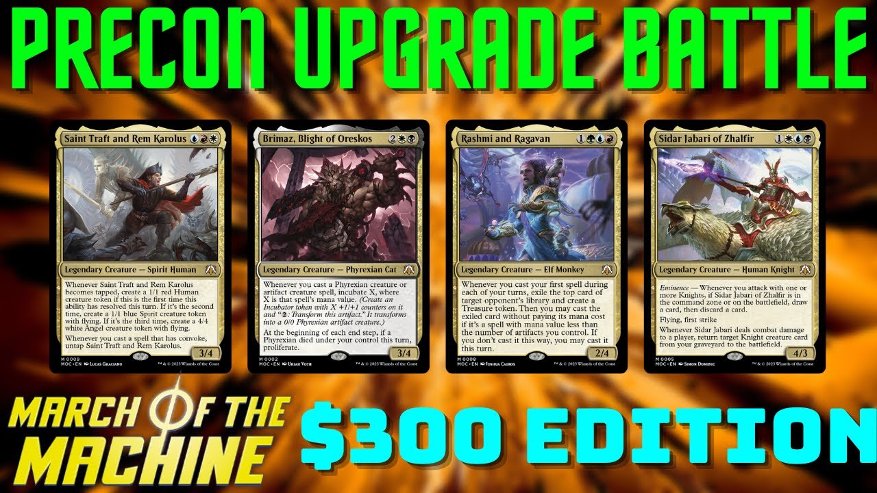 $300 Precon Upgrade Battle - Brimaz v. Rashmi v. Sidar Jabari v. Saint ...