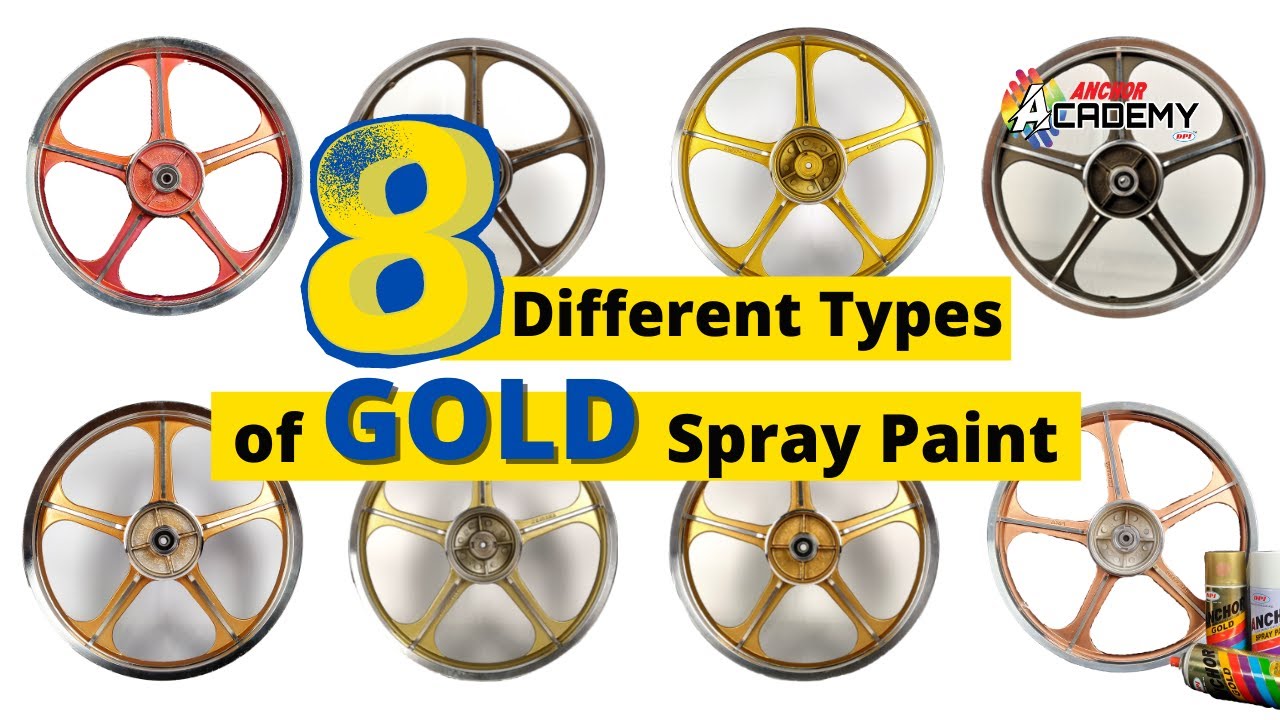 DPI Anchor Gold Spray| Spray Paint | Semburan Cat ♦️ DPI Anchor Academy ...