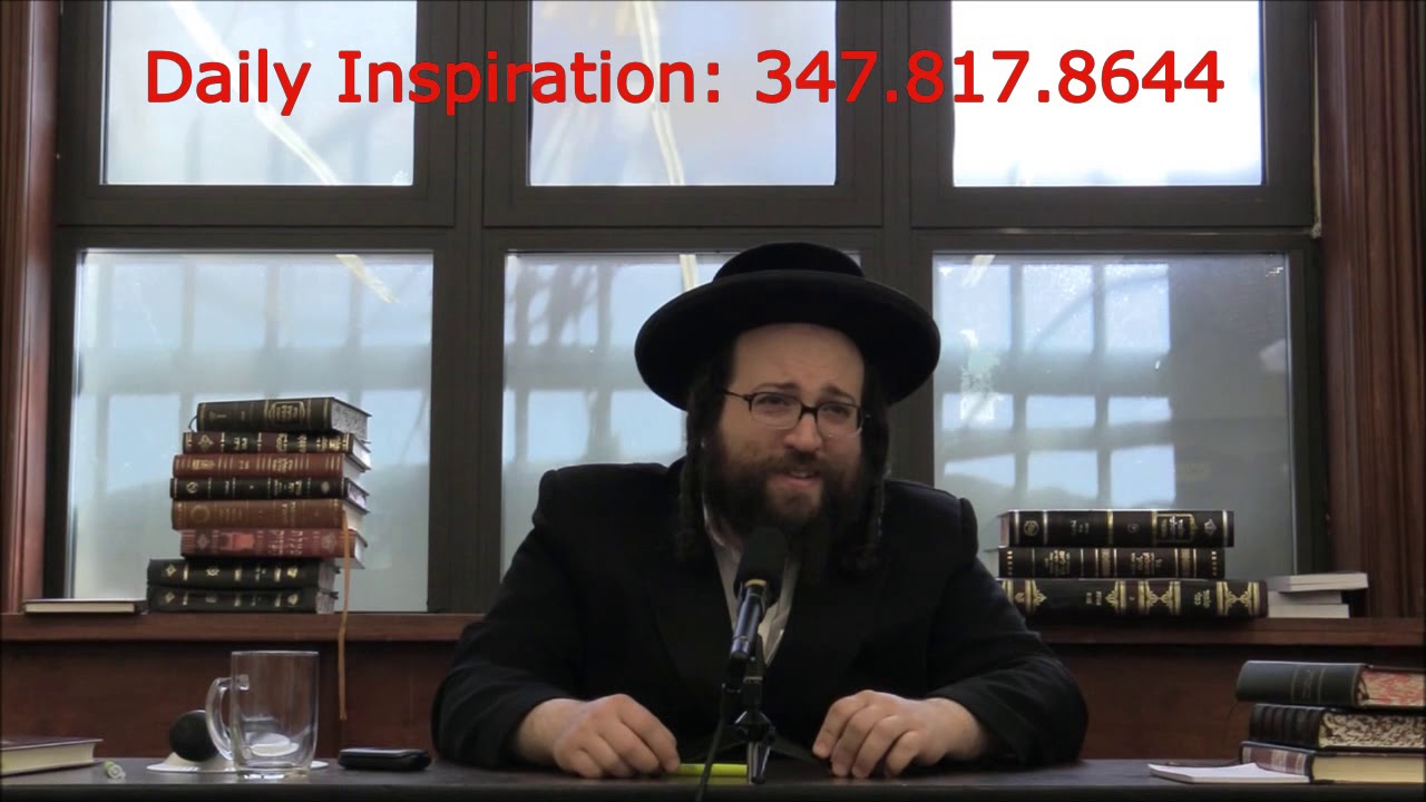 Rabbi Yoel Roth - Everybody has their hardships in life, you gotta keep ...