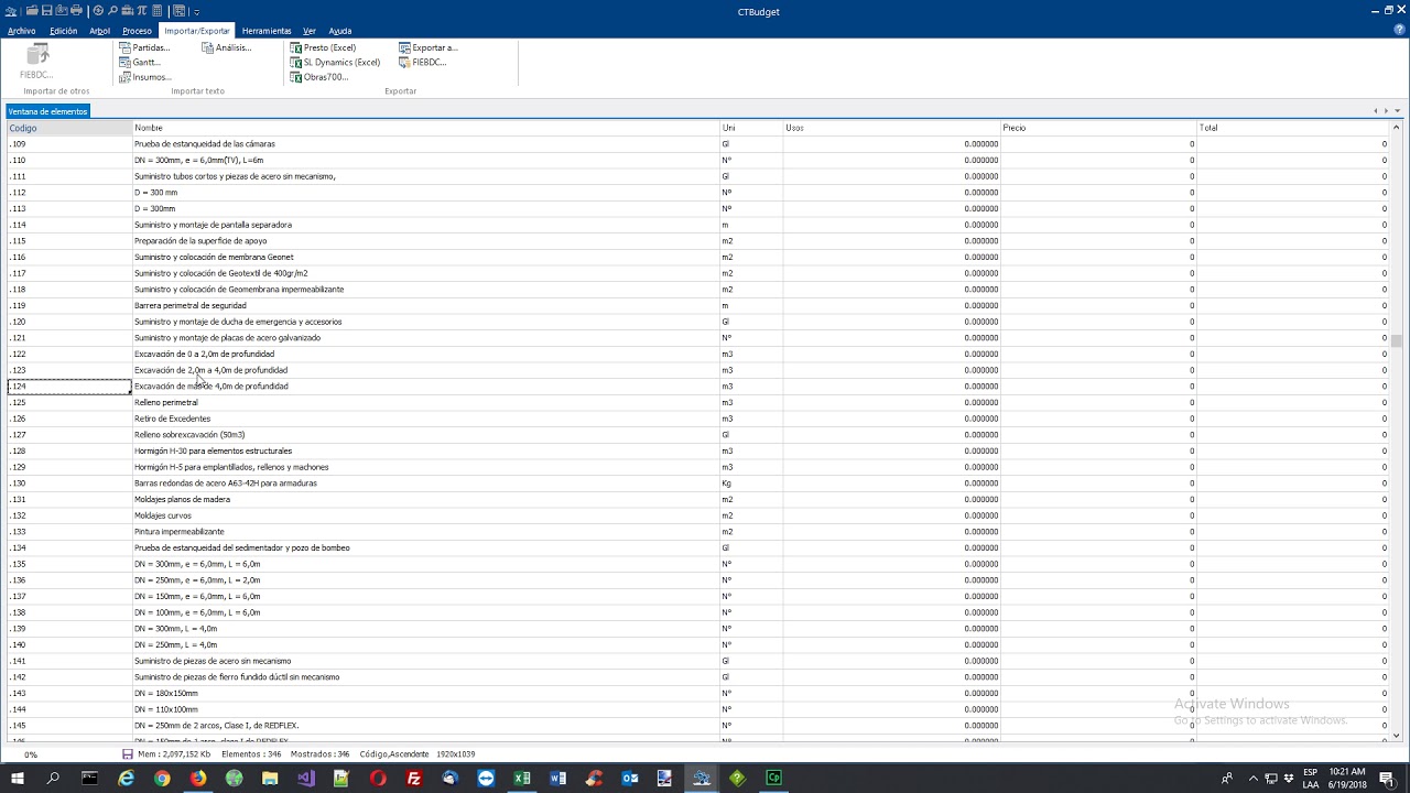 IMPORTAR UN ITEMIZADO DESDE UNA PLANILLA DE CALCULO - YouTube
