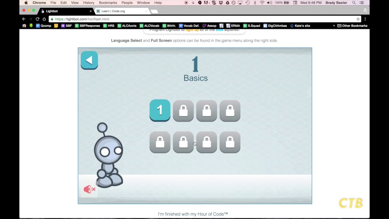 How to Code With Lightbot Online From Code.org - YouTube