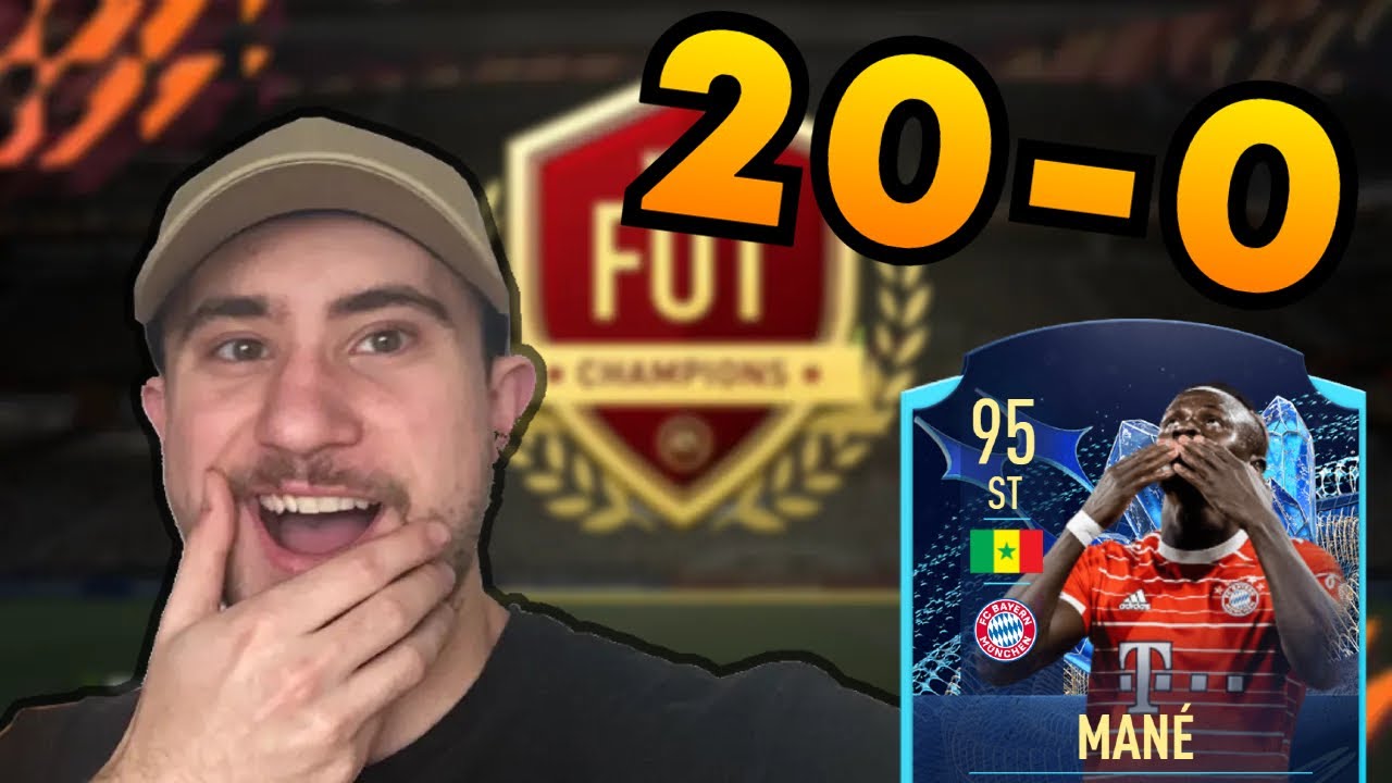 FUT CHAMPS RANK 1 20-0 HIGHLIGHTS WITH 95 TOTS MOMENTS SADIO MANE ...
