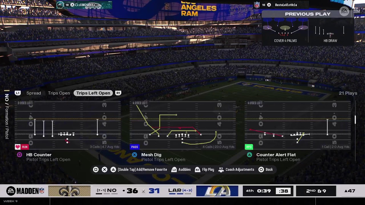 MEL Season 1 Week 9 vs Rams - YouTube