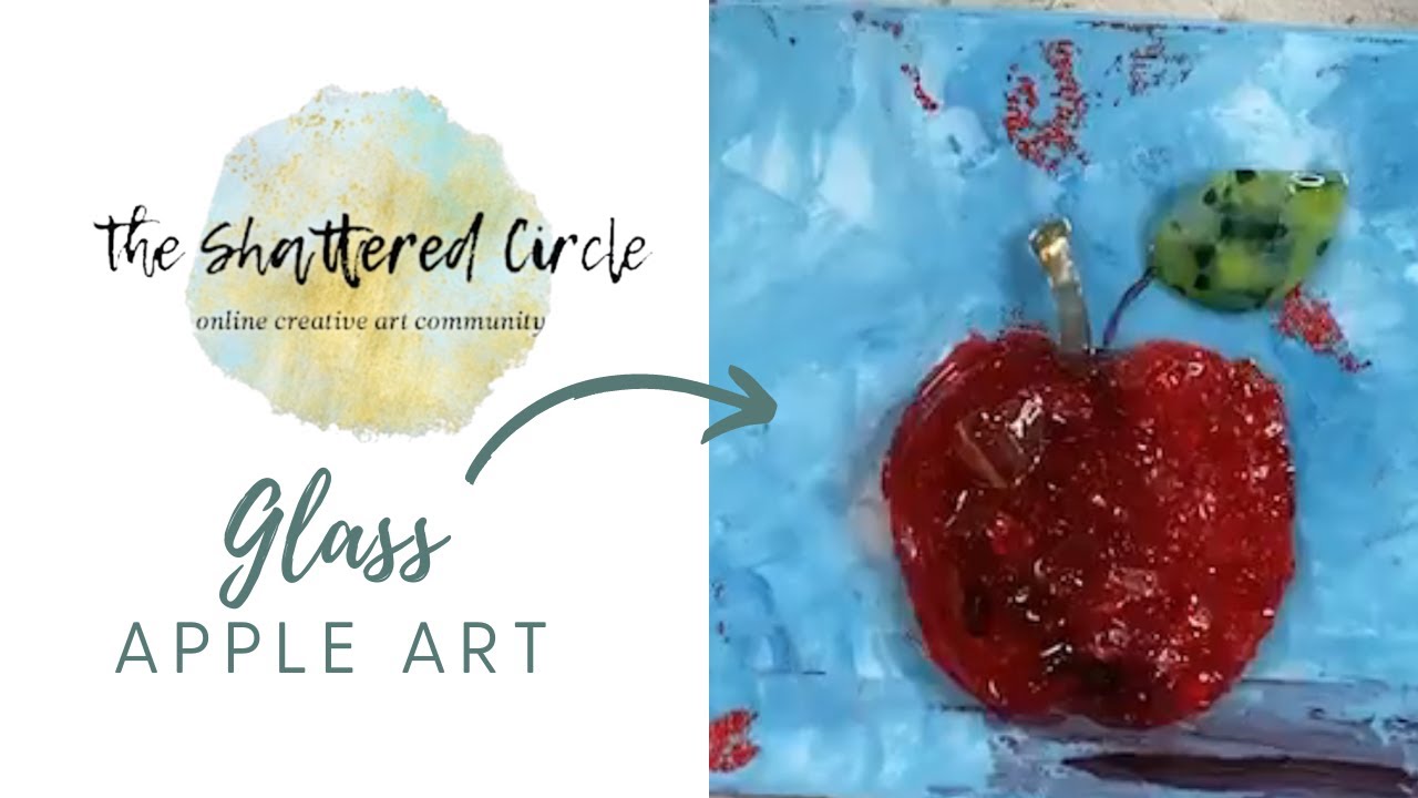 Apple (Glass & Resin Art Tutorial) - YouTube
