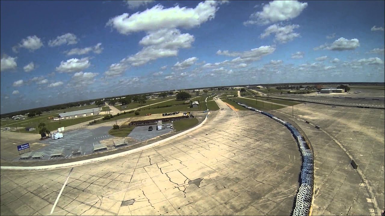 Sebring NASA Florida DroneCam 4/28/13 - ITC start (test #1) - YouTube
