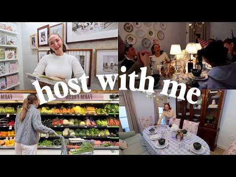 HOST A DINNER PARTY WITH ME START TO FINISH UNDER $100 👩🏼‍🍳 Prep, Plan, Cook & Host with Me!