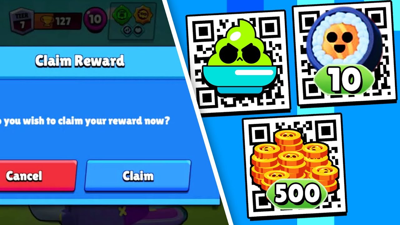 EVERY GIFT QR CODE 🎁 LINK REWARD NOW IN BRAWL STARS! - YouTube
