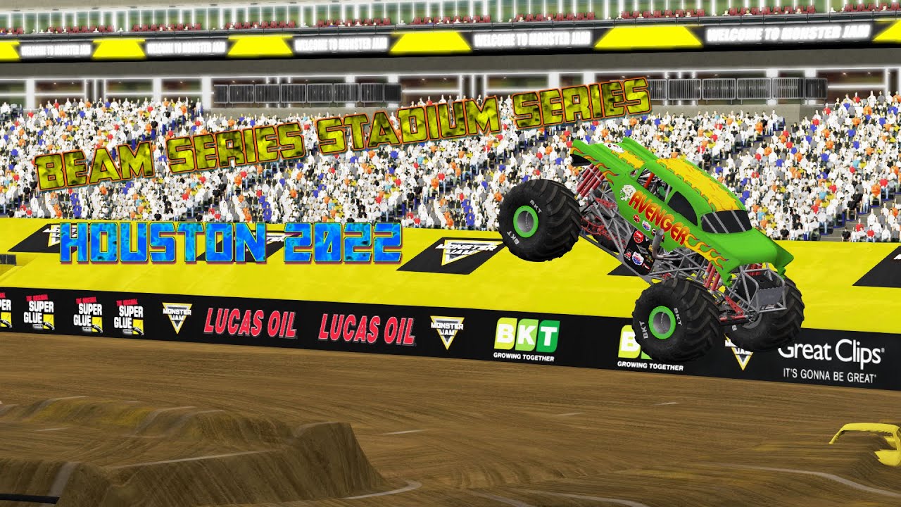Monster Jam Beam-Series: Stadium Series Houston, TX Stop 1/10 - YouTube