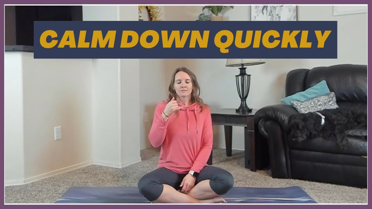 Calm Down Quickly - Short Breathing Exercise Anywhere, Anytime! - YouTube