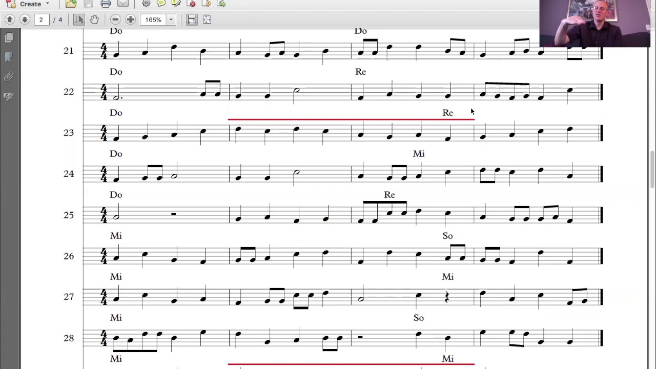 Sight Reading 101: Week 14 "Do-Re-Mi-So-La" - YouTube