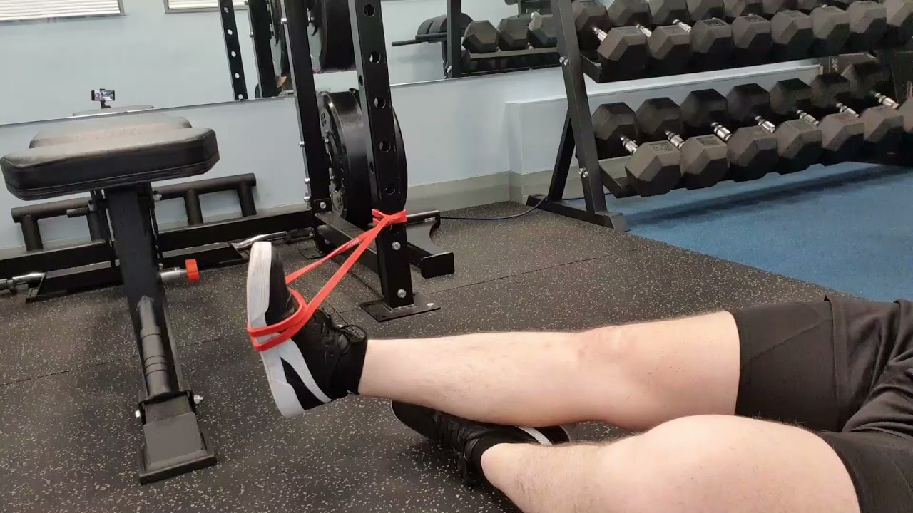 Band Resisted Inversion - Physiotherapy Now - YouTube