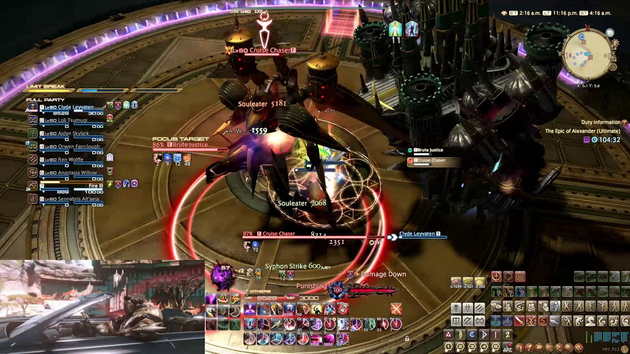Final Fantasy XIV - The Epic of Alexander (Ultimate) - Limit Cut ...