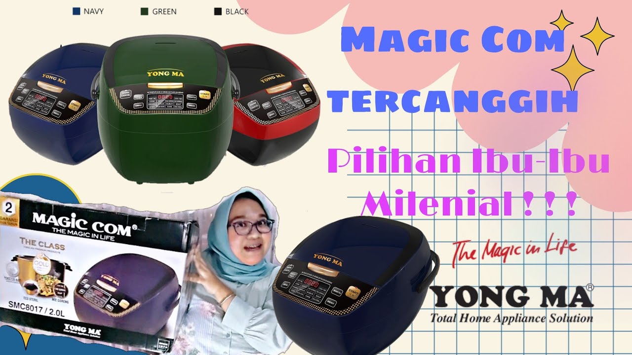 Review Magic Com Yong Ma SMC 8017 "ADA 12 FITUR CANGGIH"😱😍 || Unboxing ...