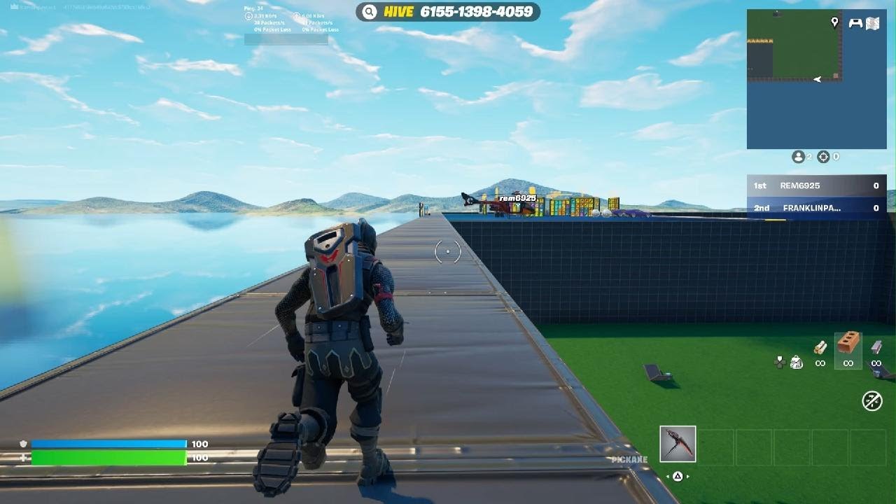 How to skip the parkour and easily get the Low-Gravity gun in 1v1 with ...