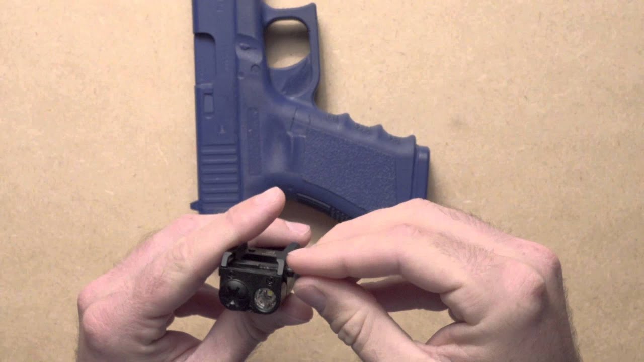 How to install the SureFire XC1 pistol light - YouTube