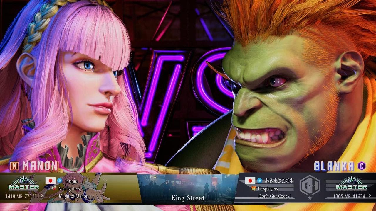 Street Fighter 6 Replay Review Modern Master Manon vs Classic Blanka ...