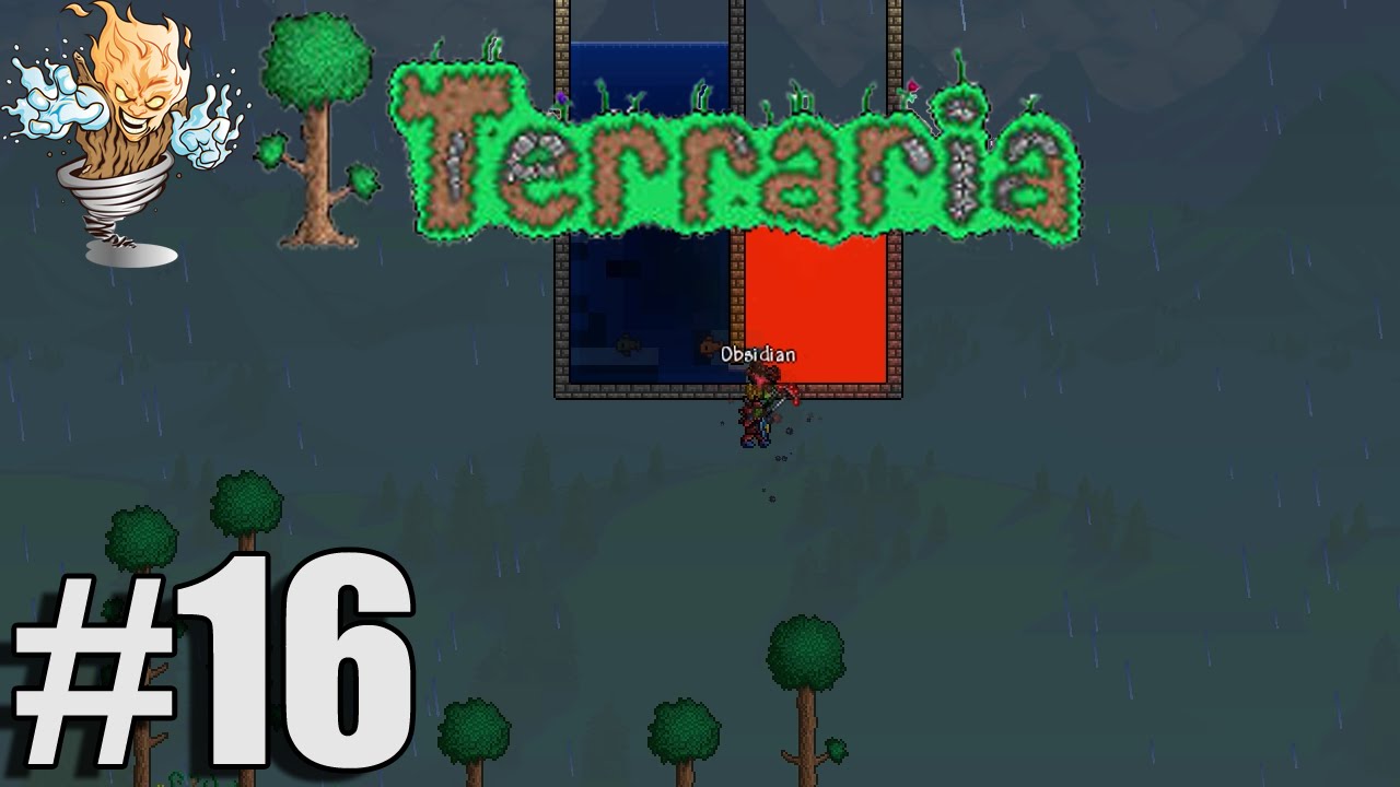 Terraria Gameplay #16 - Obsidian Builder - YouTube