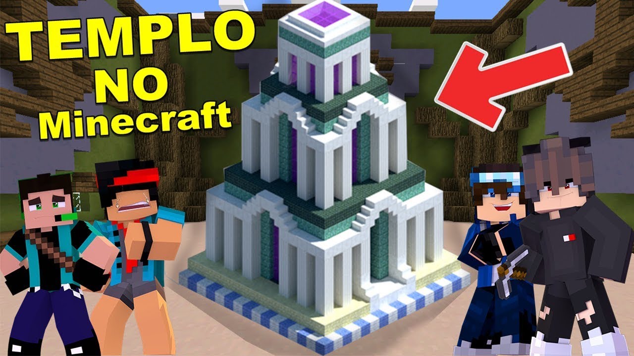 Minecraft: TEMPLO! - Build Battle (SkyCraft) ‹ GeovanePlay › - YouTube