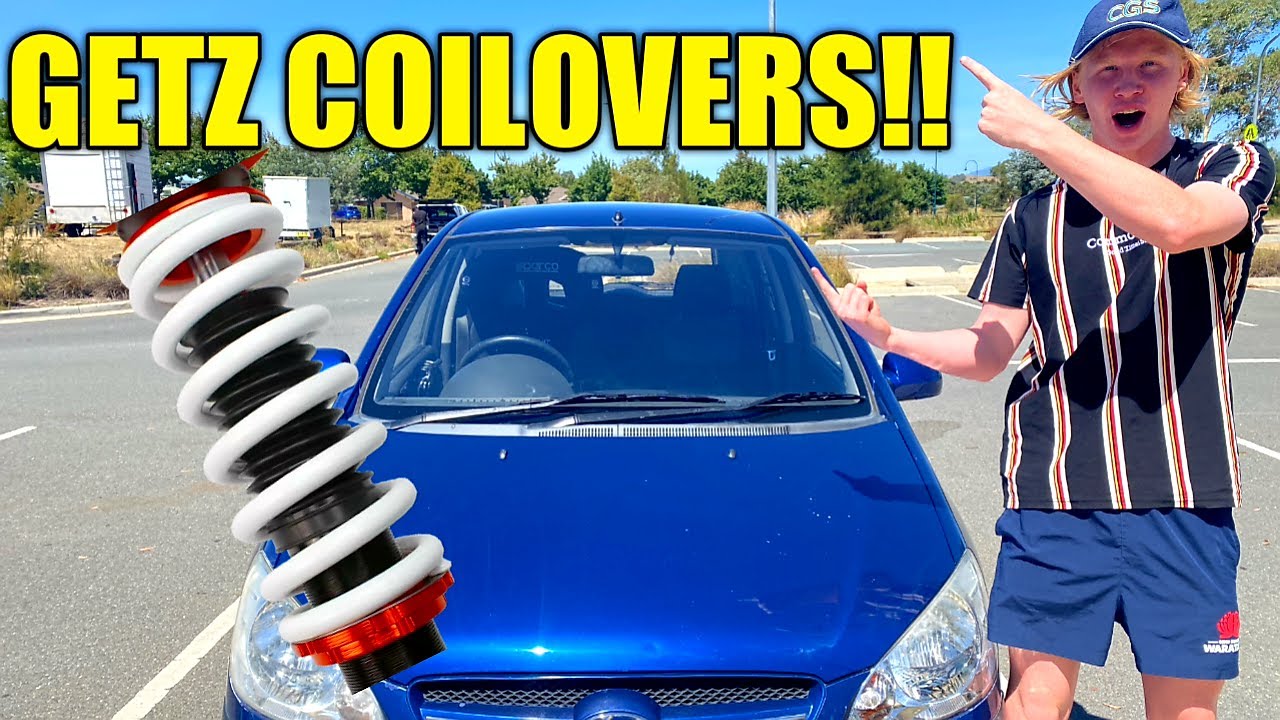 Coilovers Suspension Upgrade Part 1 | Hyundai Getz Track Car - YouTube