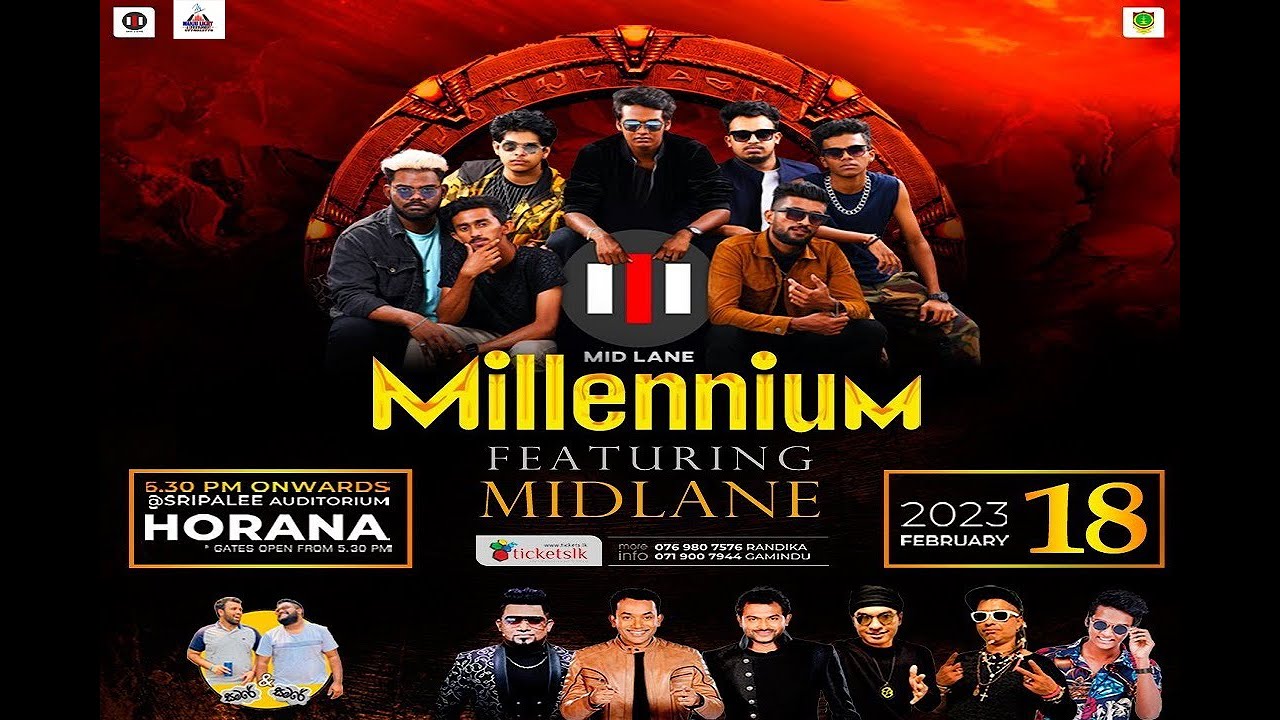 Highlights of Millennium Live in Concert with MIDLANE 18 02 2023 Horana ...