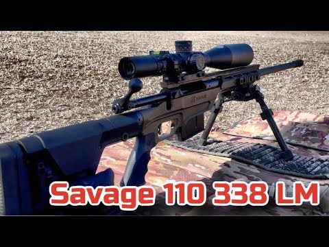 Винтовка SAVAGE 110 BA STEALTH 338 LAPUA MAG - YouTube