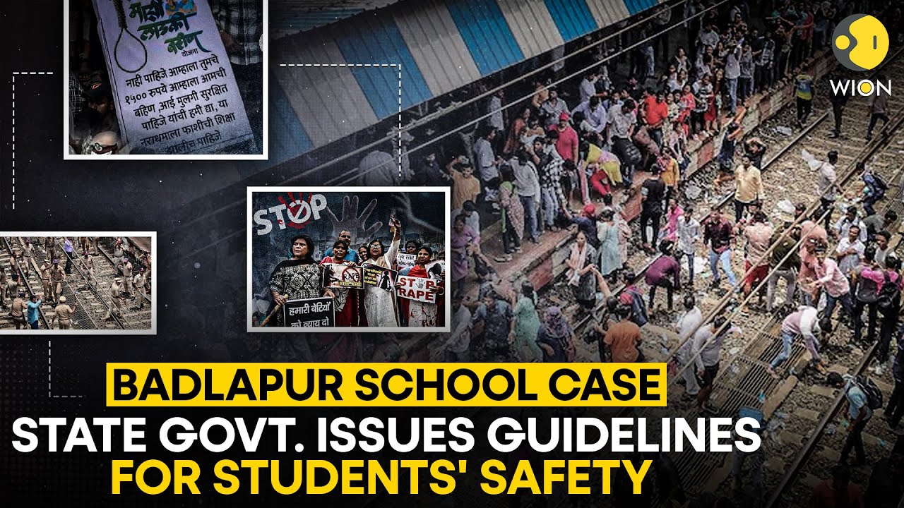 Badlapur school case: Maharashtra govt. issues guidelines for students' safety in schools | WION ...