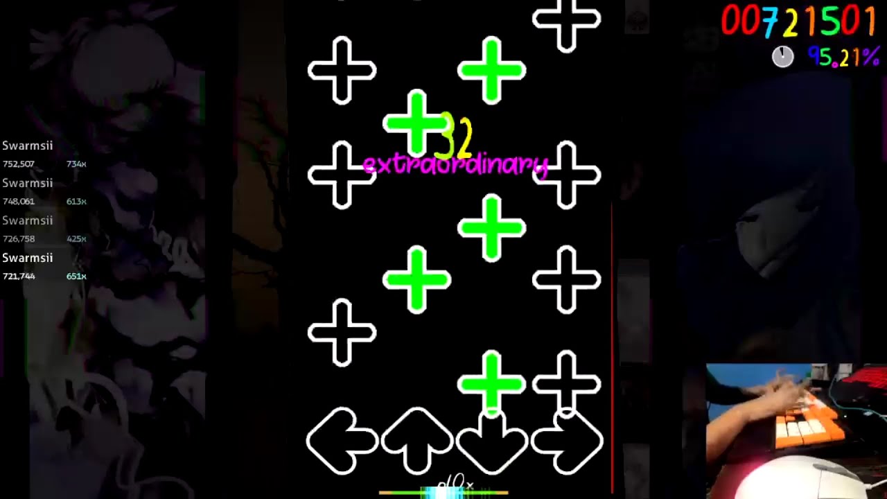 [Osu!Mania] (2021) Swarmsii - Epsilon Dan (94.90% A) - YouTube