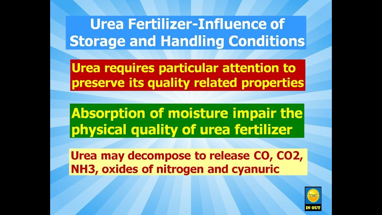 31 Urea Fertilizer-Influence of Storage and Handling Conditions - YouTube