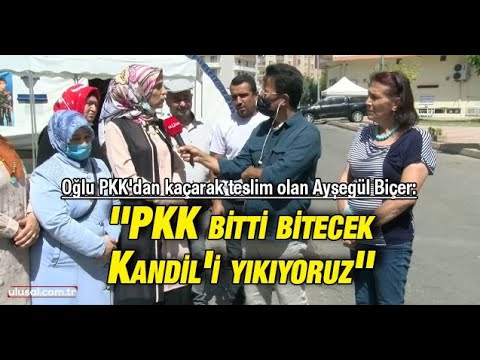 Ayşegül Biçer: ''PKK bitti bitecek Kandil'i yıkıyoruz''