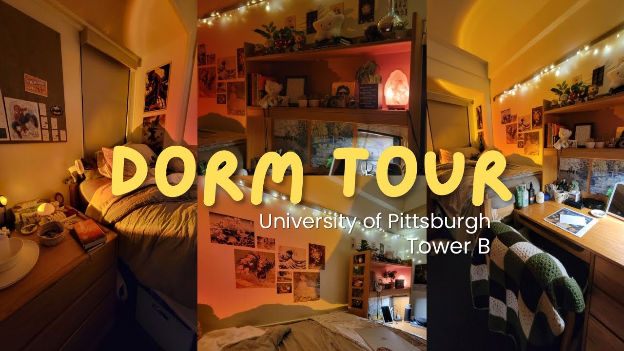 PITT TOWER B DORM TOUR ☆♡ - YouTube
