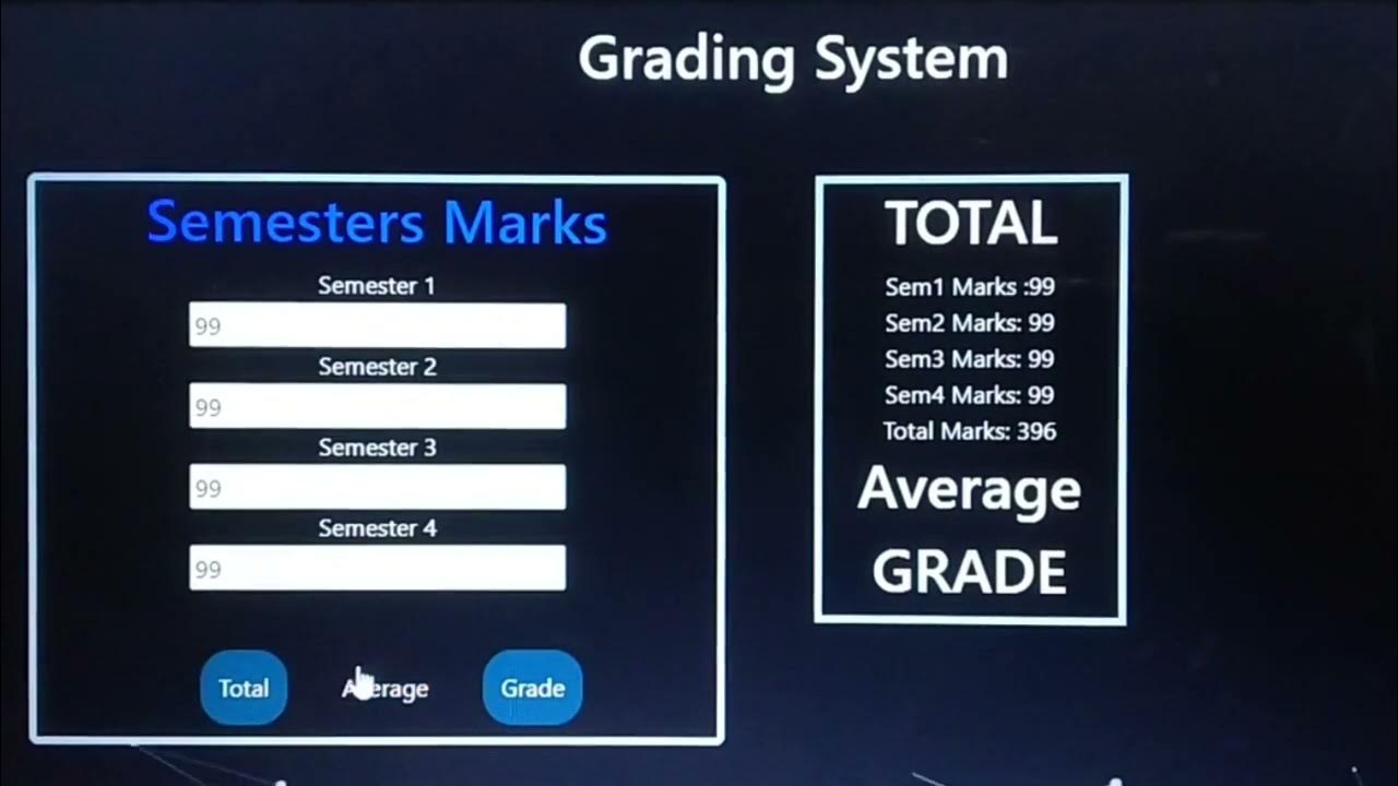 How to create a Grading System using html css JavaScript | mini project of JavaScript - YouTube