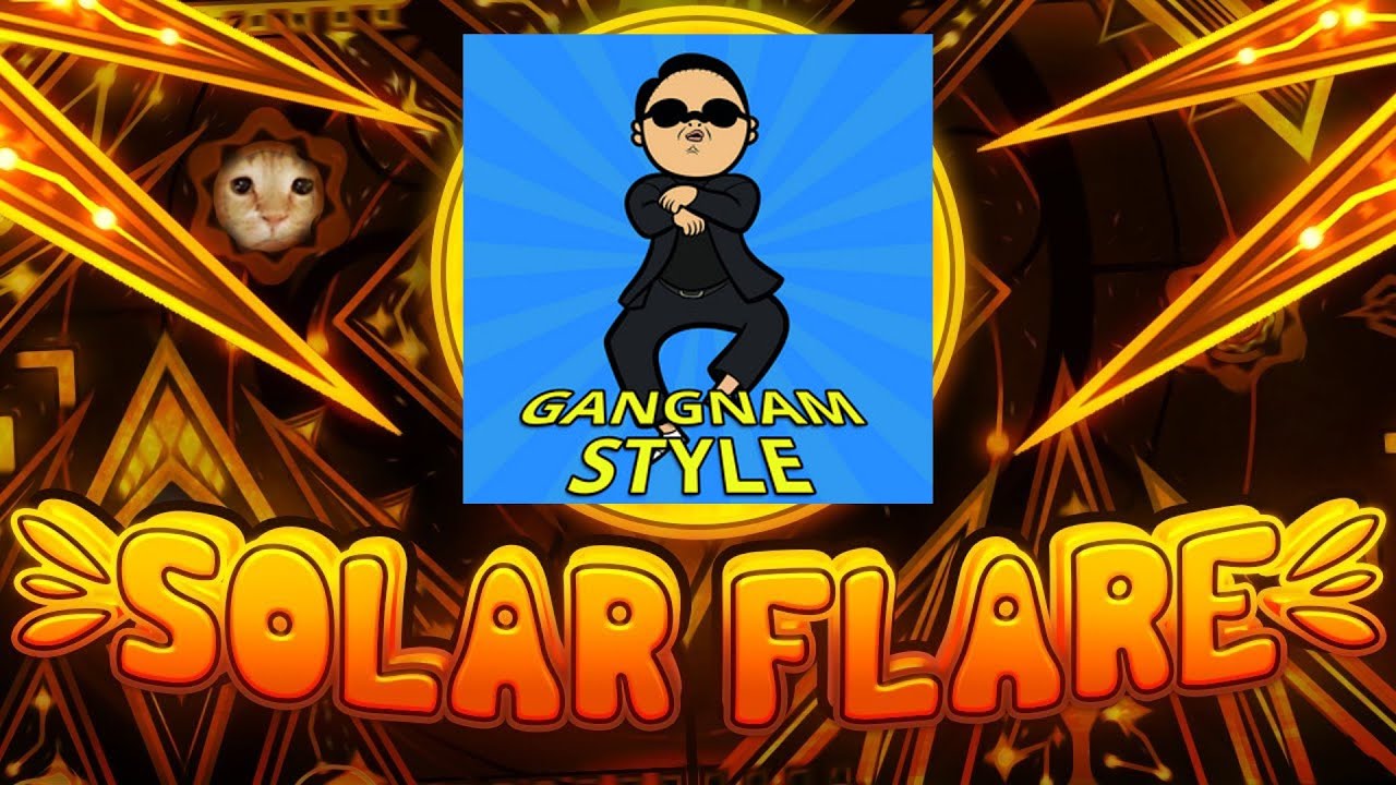 SOLAR WIND/FLARE X GANGNAM STYLE MASHUP | GEOMETRY DASH - YouTube