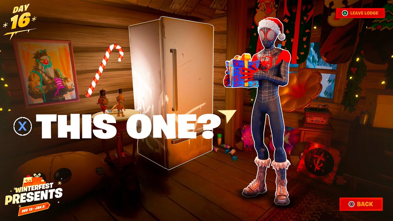 15th PRESENT NOW in FORTNITE! - YouTube