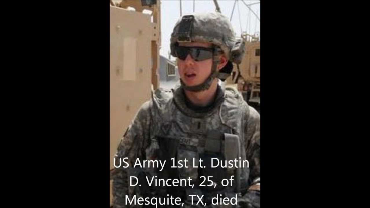Tribute To Our Fallen Soldiers - US Army 1st Lt. Dustin D. Vincent, 25 ...