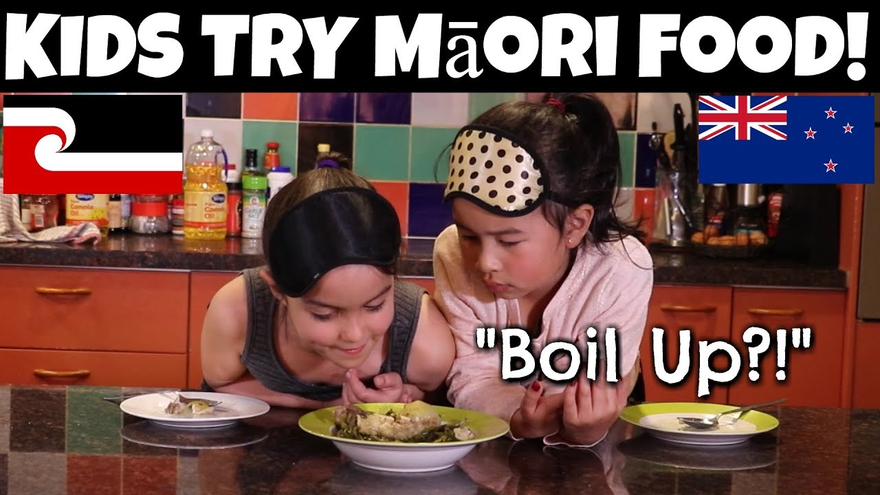 Kids Try Māori Food! + GIVEAWAY! - YouTube