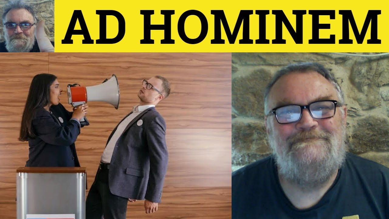 🔵 Ad Hominem Meaning - Ad Hominem Defined - Ad Hominem Examples - Ad ...