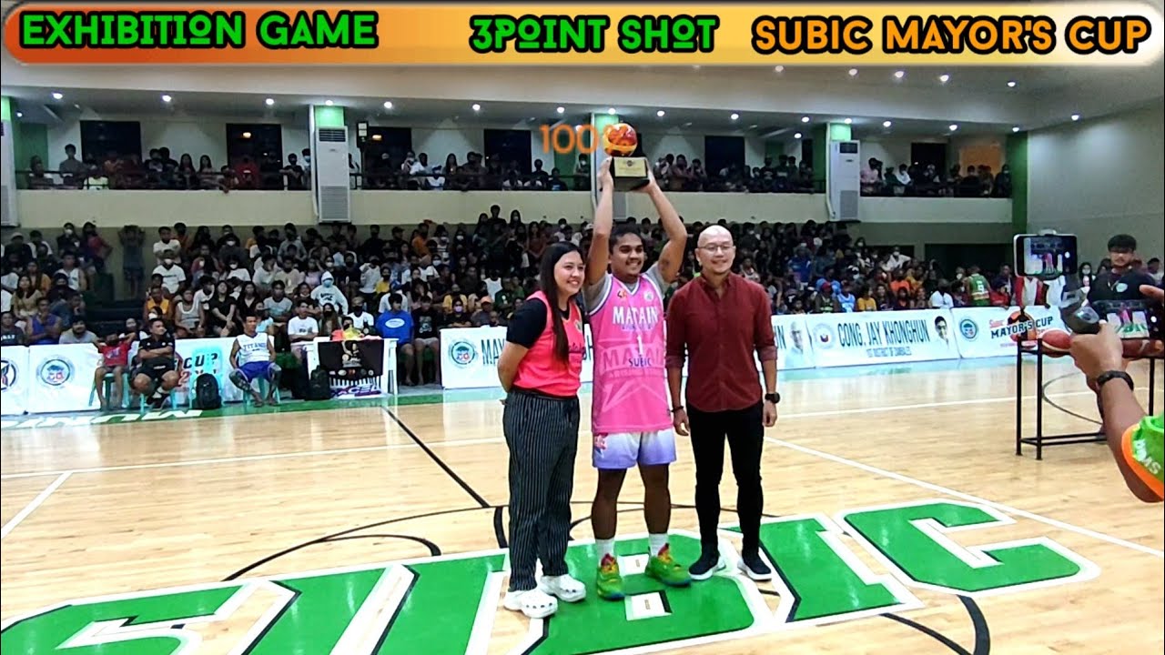 Exhibition Game 3 points shot@Subic Sports complex/Subic Mayors cup ...