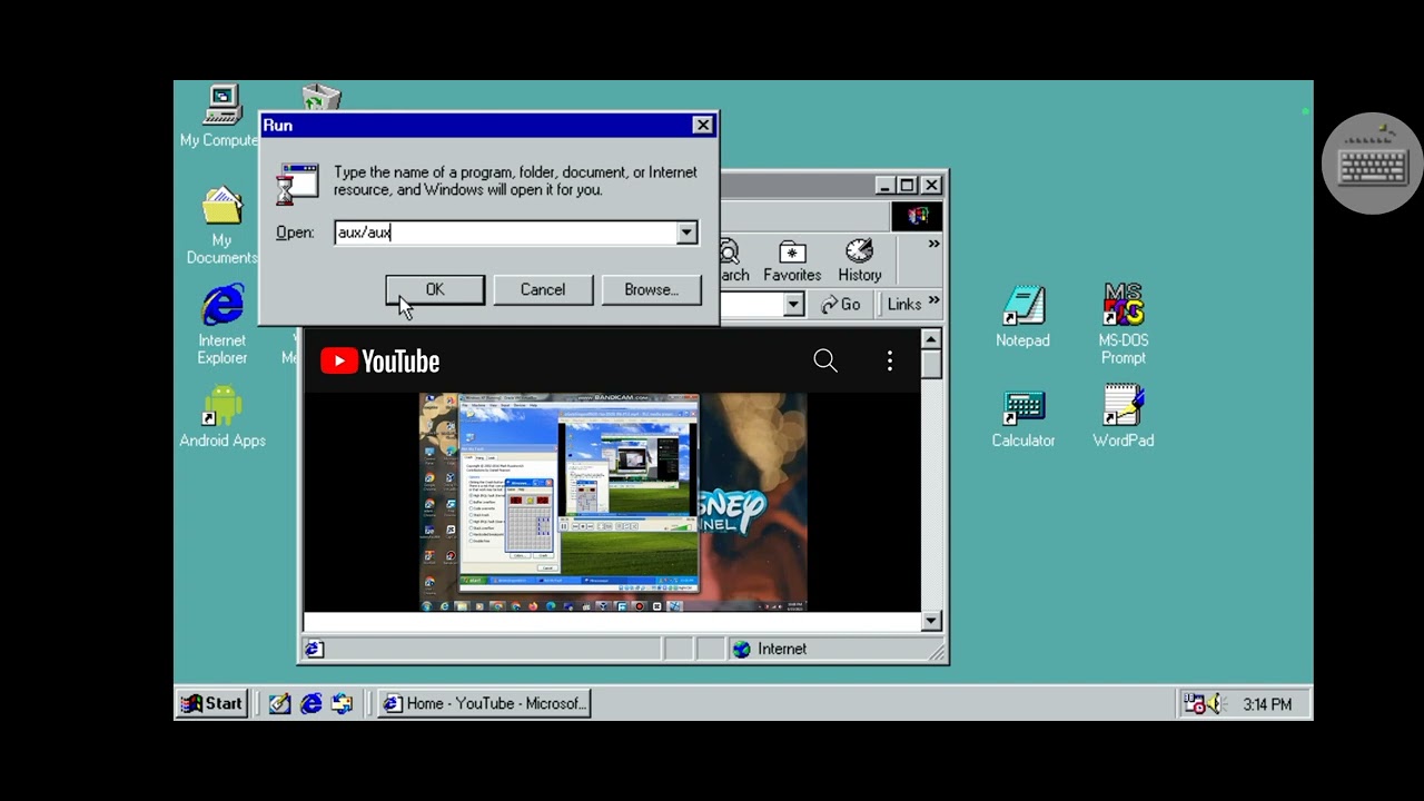 Windows 98 BSOD 2763 - YouTube