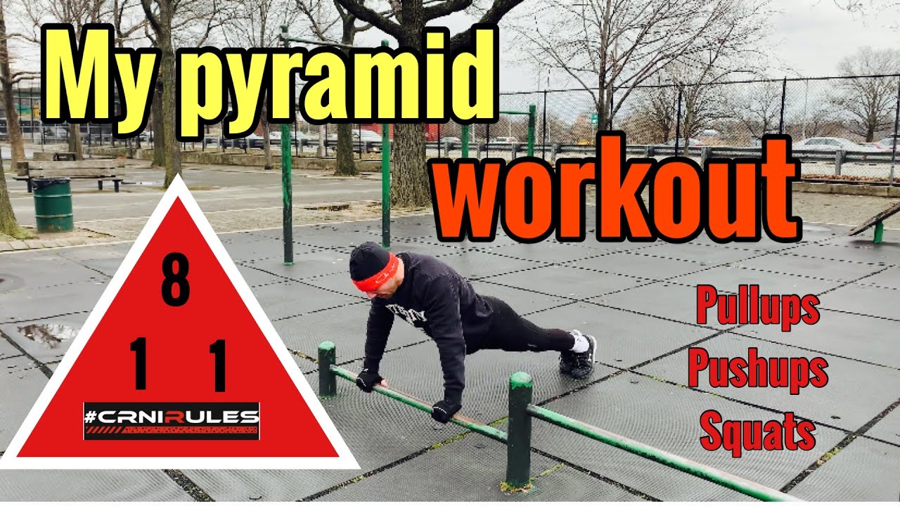 Body weight pyramid workout idea - YouTube