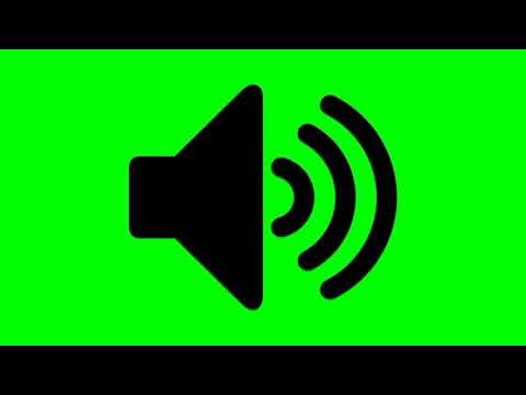 Green Screen - Sound icon Animated - YouTube