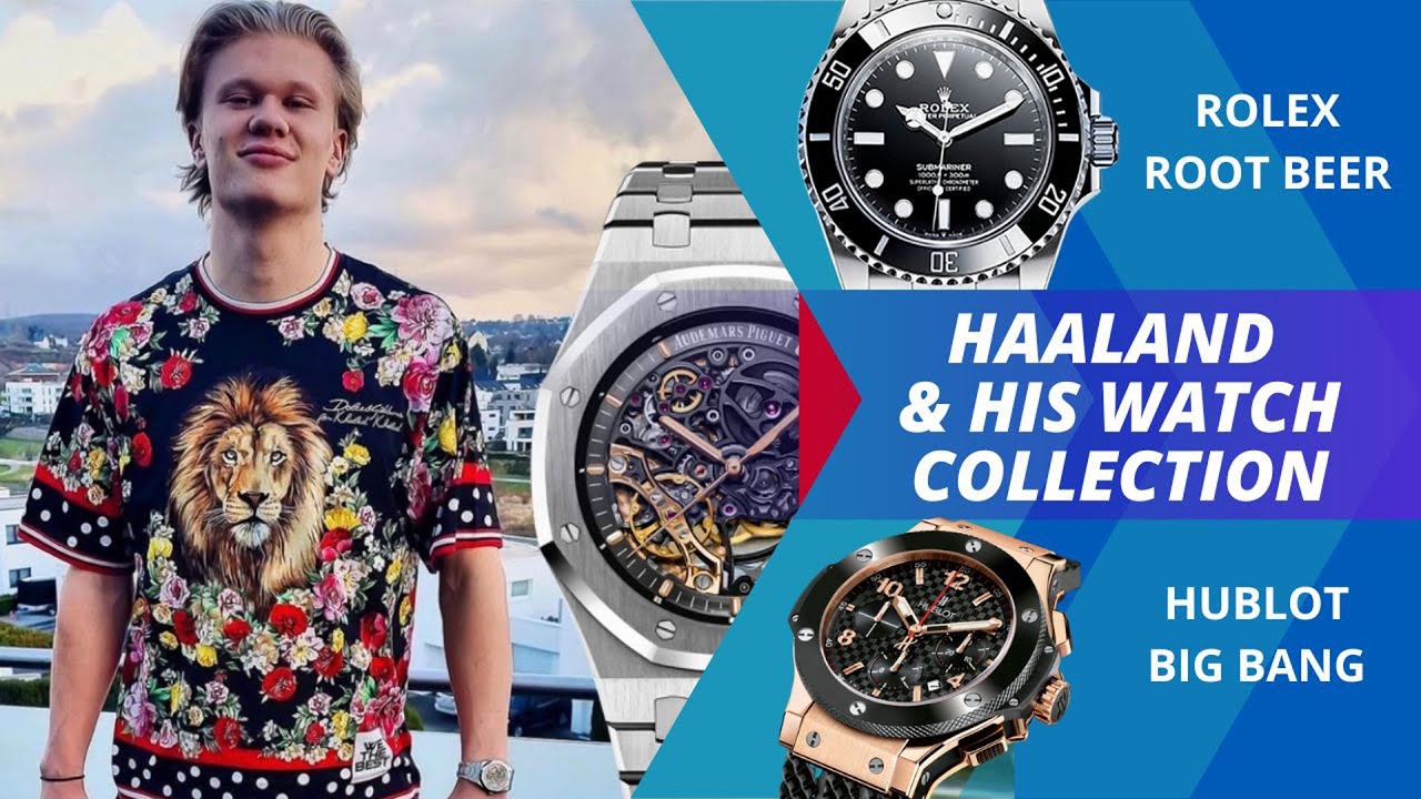 🔥Haaland Watch Collection Rolex, Hublot, Audemars, and More - YouTube