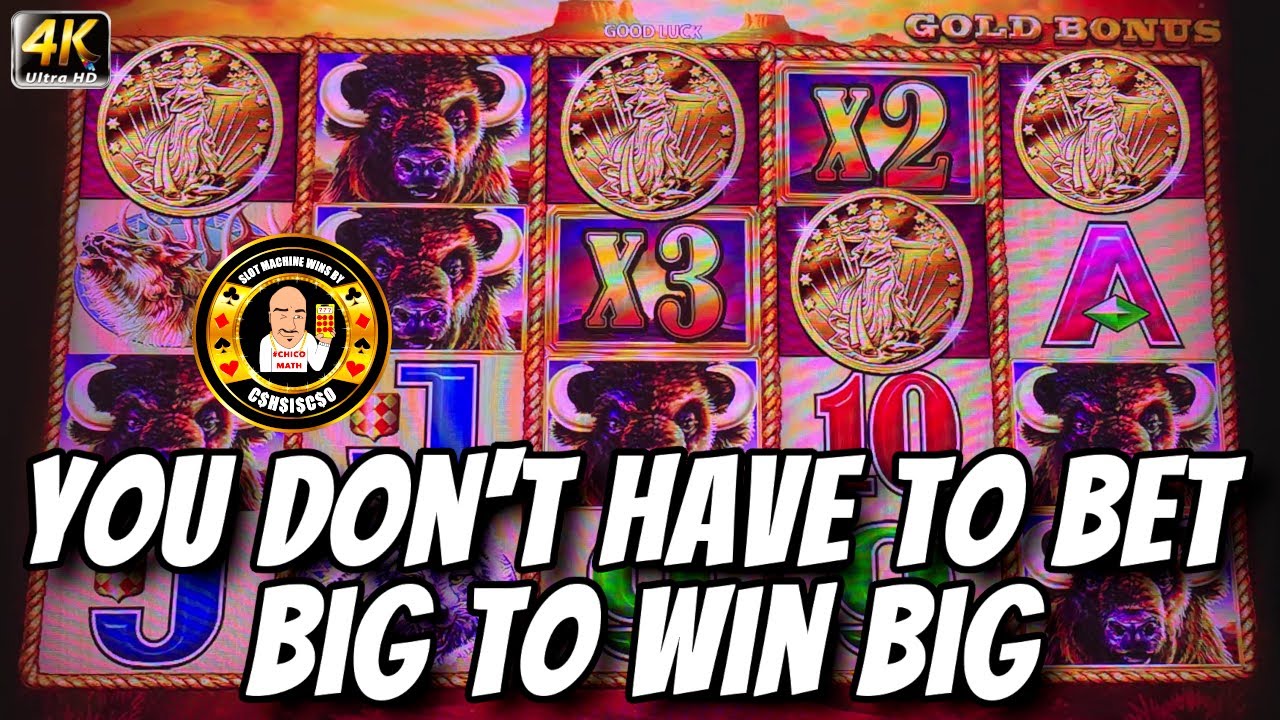 300x AND 400x Buffalo Gold Slot Machine BIG WINS - YouTube