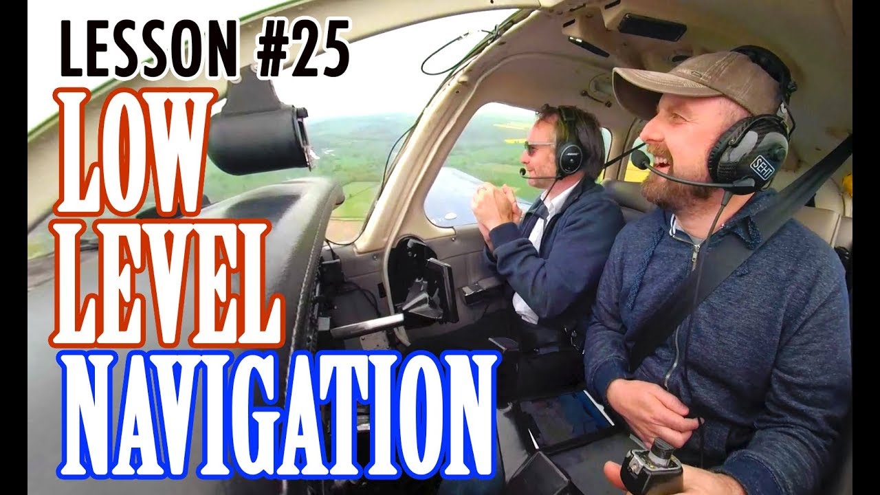 Flying lesson #25 - low-level navigation - 360° VR - YouTube