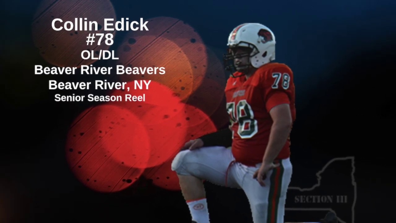 Collin Edick #78 OL/DL (Class of 2020) Beaver River Beavers (Section ...